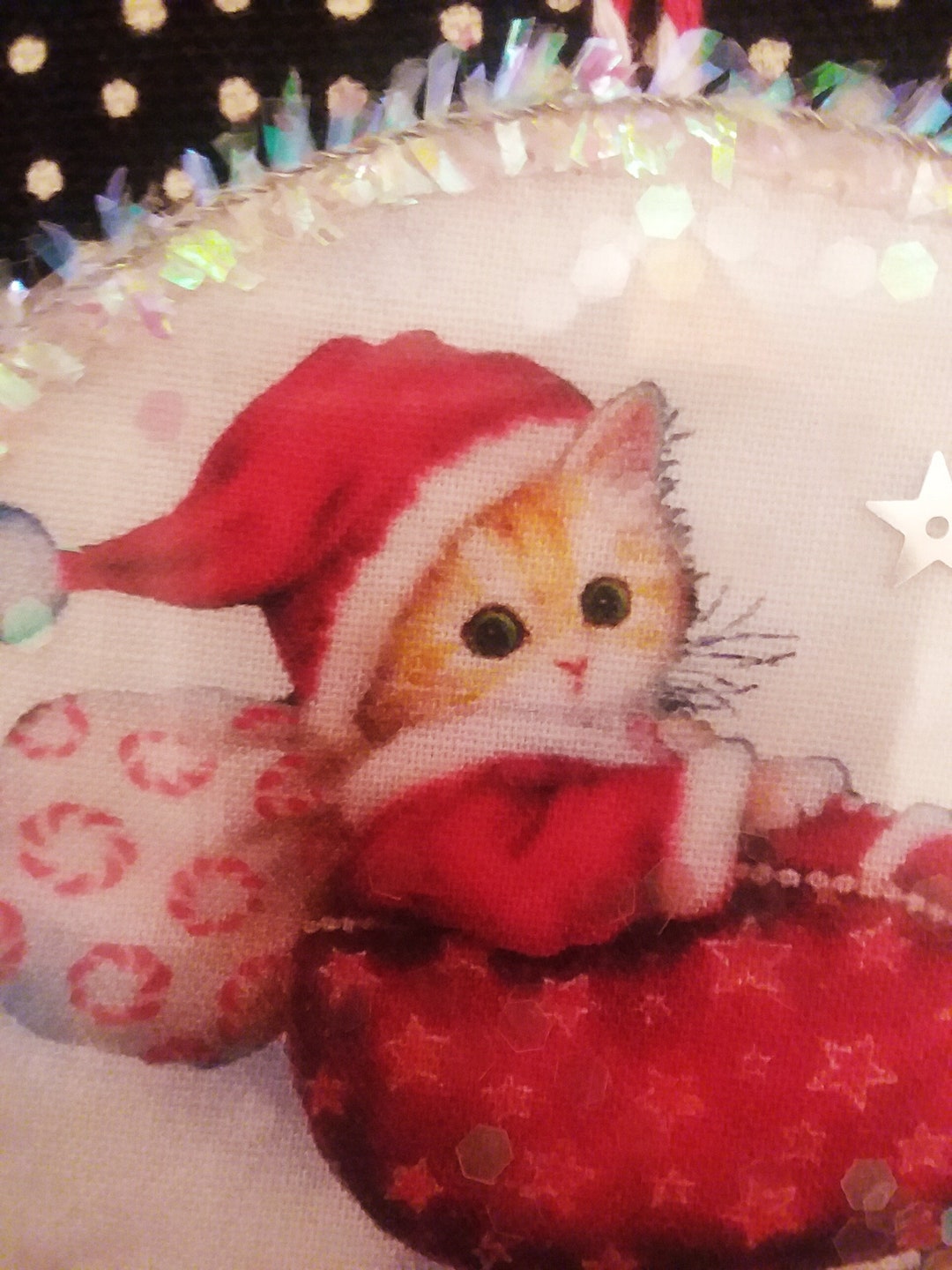 Snow Globe Christmas Ginger Cat Ornament - Etsy