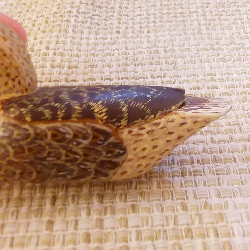 Vintage Decoy Duck Hand Painted/beautiful Detail/rustic Charm/farmhouse ...