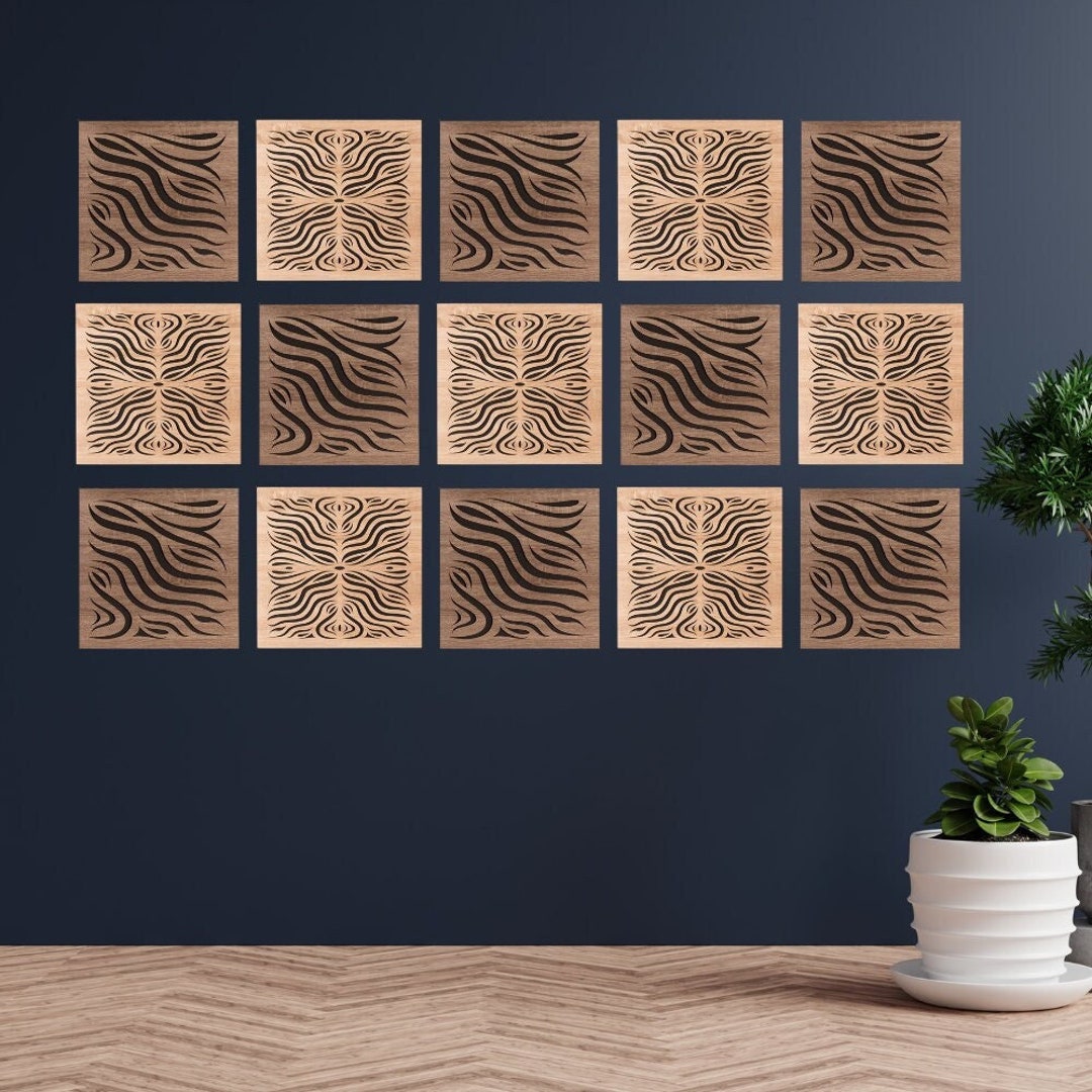 Acoustic Panel Art, 3d Wall Panels, Wood Wall Panel, Fluted Wall Panels ...