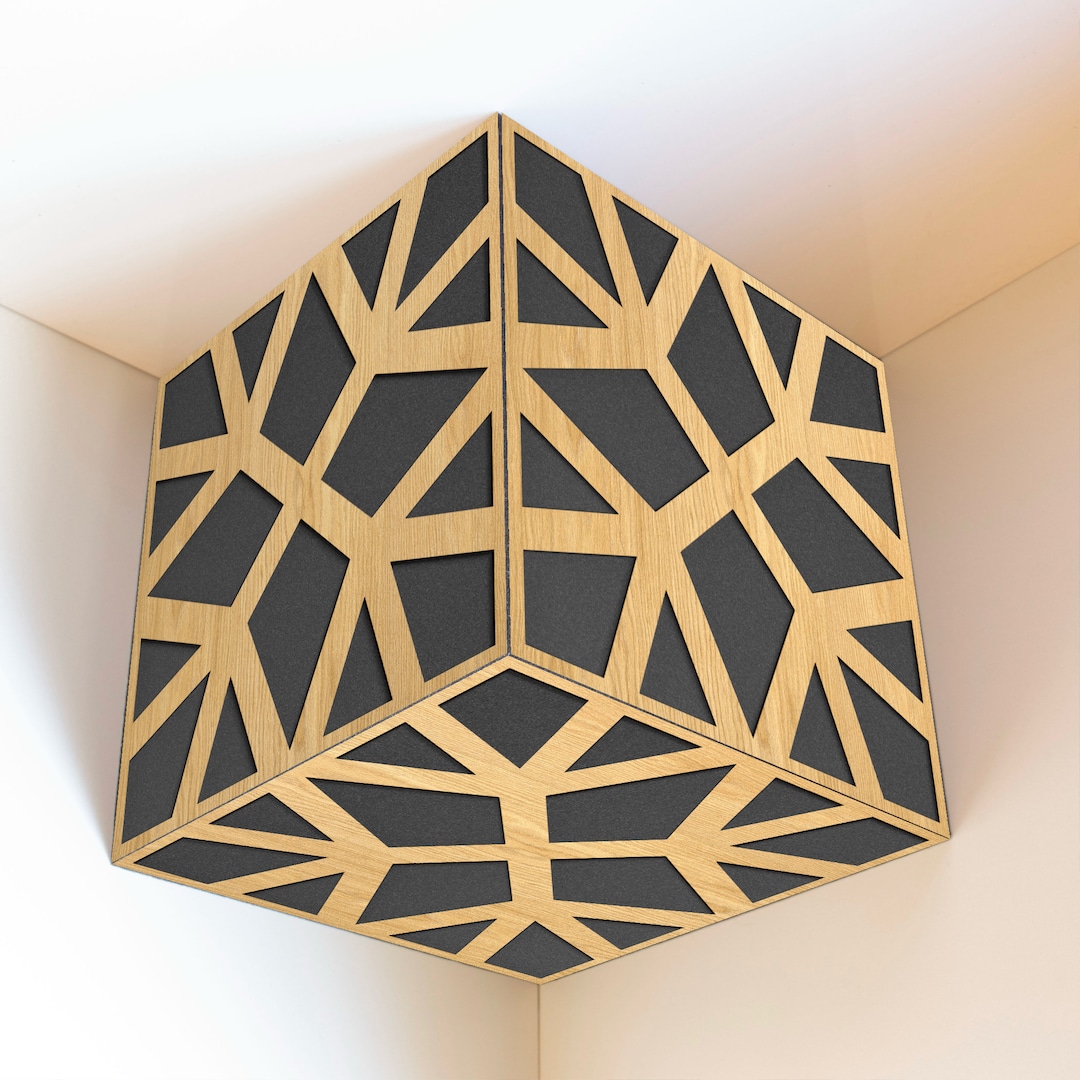 Cube Bass Traps, Corner Sound Diffuser, 3d Wall Panel, Wood Wall Panel ...