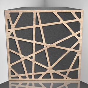 Acoustic Decorative Corner Bass Trap Ecoart Xl-takes Away the - Etsy