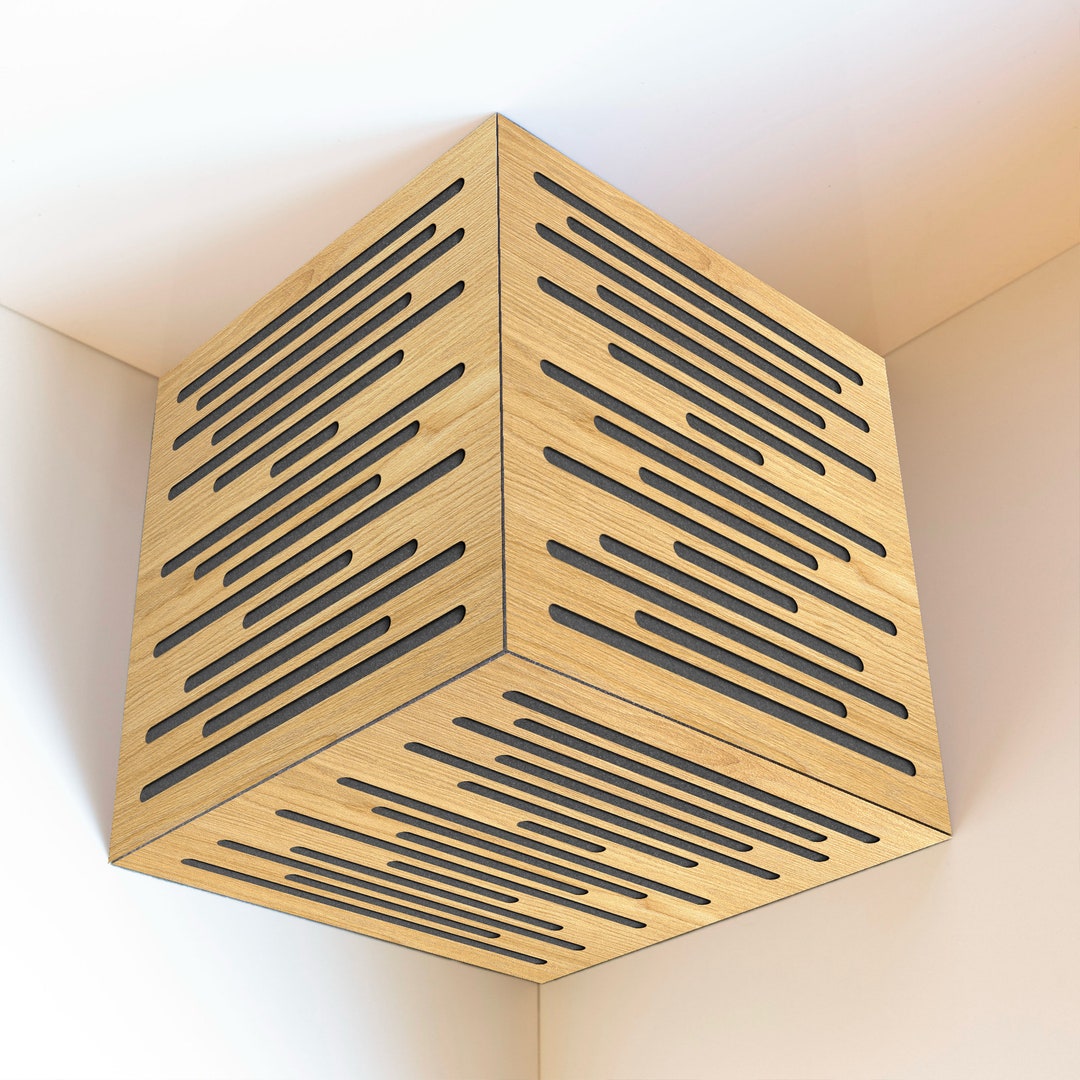 Ceiling Corner Bass Trap, Cube Acoustic Panel, Cube Bass Traps, Corner ...