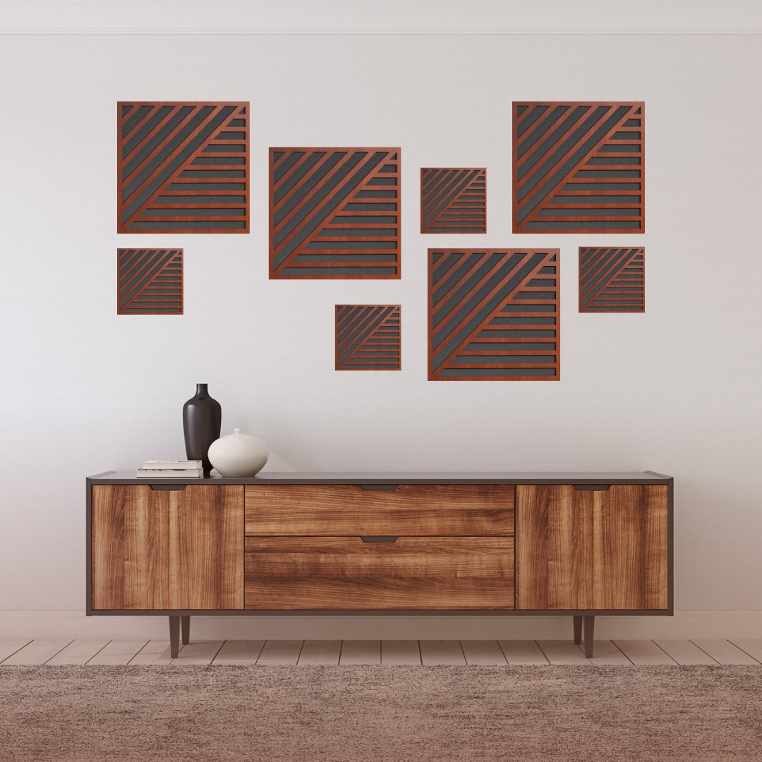 Decorative Panels for Sound Diffusion 3d Wall Panels Acoustic Panel Art ...