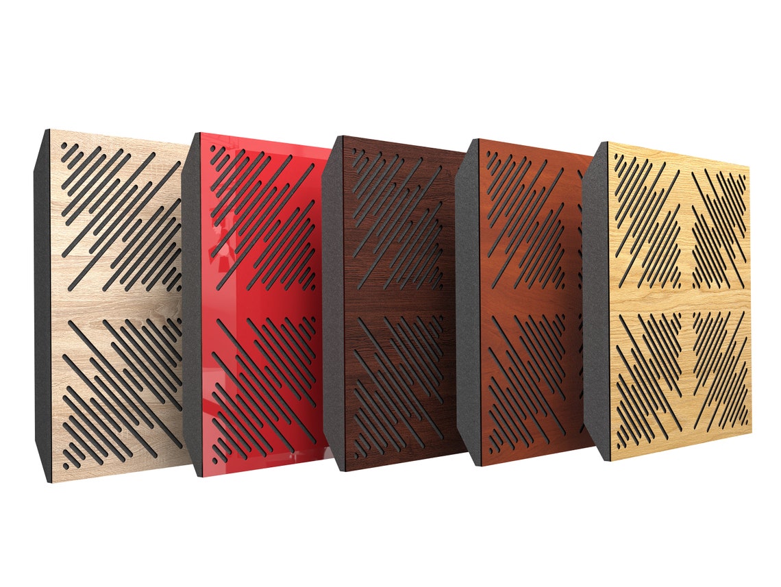 Acoustic Decorative Panel for Sound Absorption and Sound - Etsy