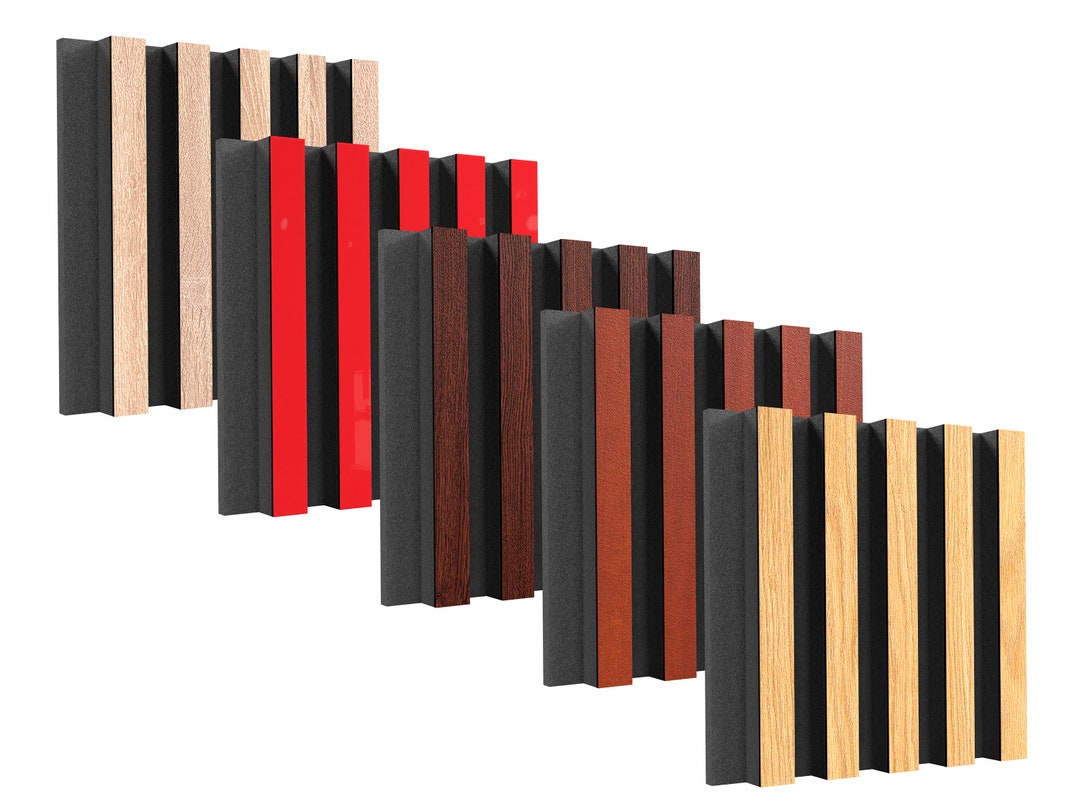 Acoustic Panel for Sound Diffusion Accent Wall Panels Ecosound Comb ...