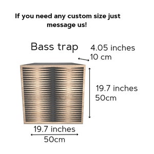 Acoustic Decorative Corner Bass Trap Ecoart Xl-takes Away the Echo ...