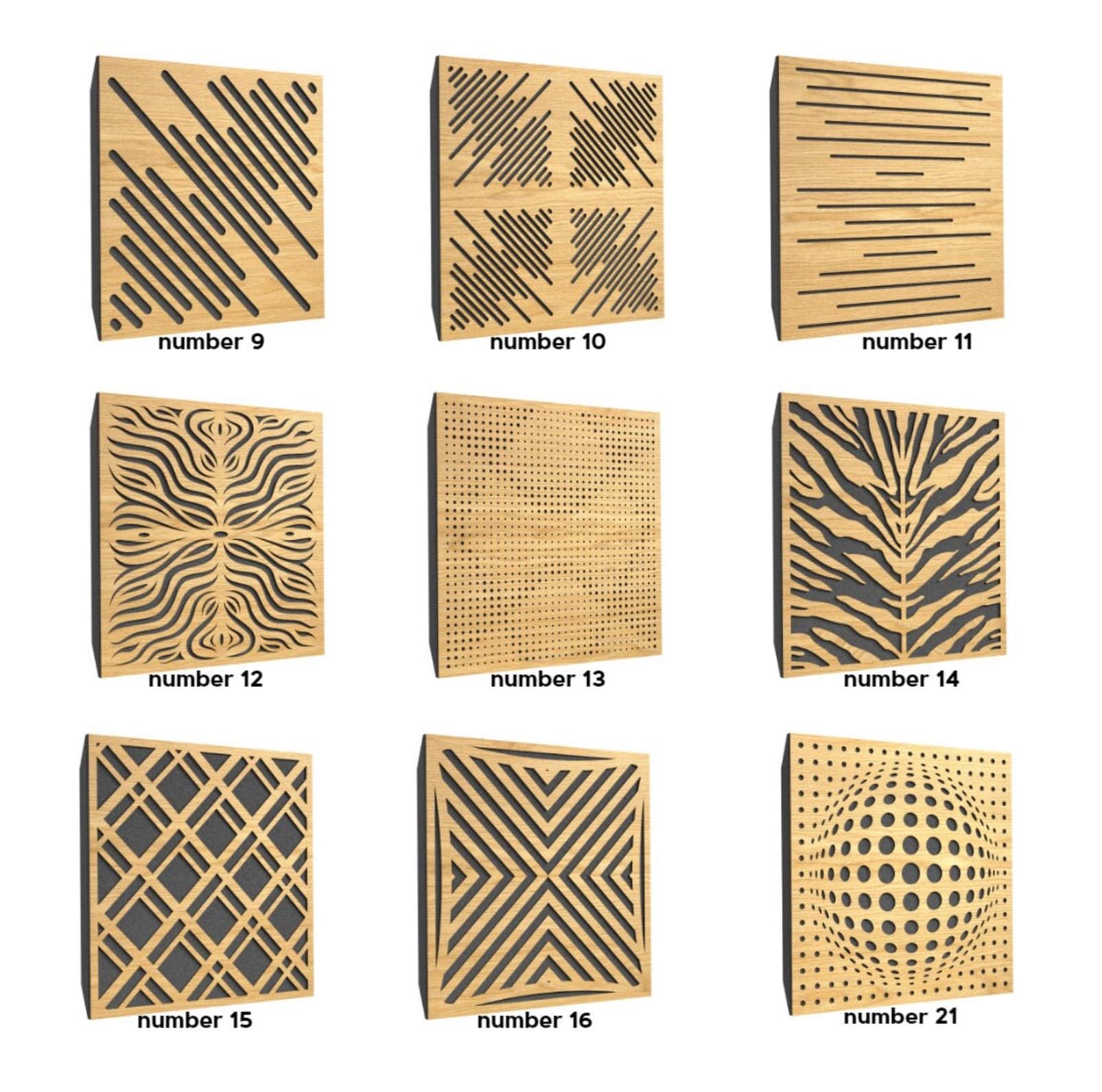 Ceiling Sound Absorber Panels With Decorative Wood Front – Acoustic ...