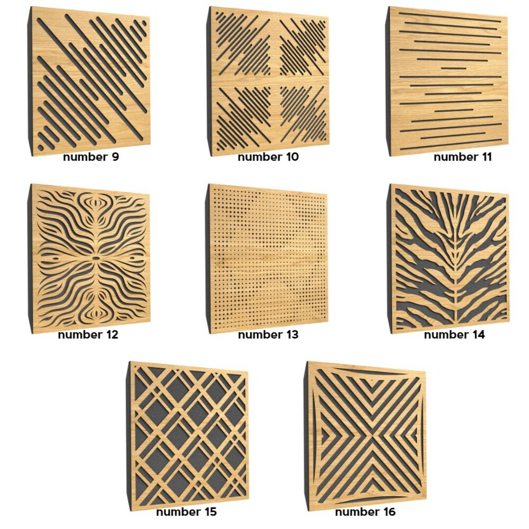 Schallabsorber Diffusion Panel 3d Wall Panels Acoustic Panel Art Fluted ...