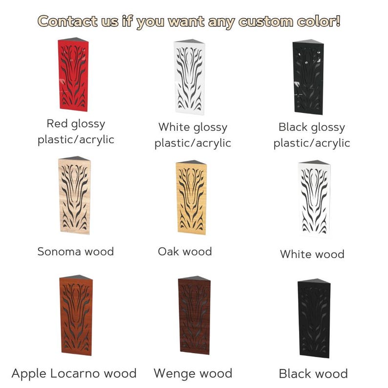 Corner Bass Traps Wood or Plastic, Acoustic 3d Panel for Sound ...