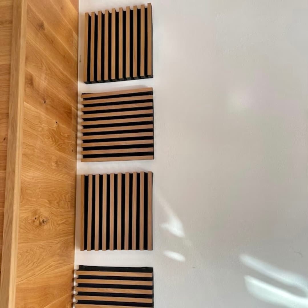 Vertical Wood Slat Wall Panels Fluted Wall Panels Acoustic Decorative ...