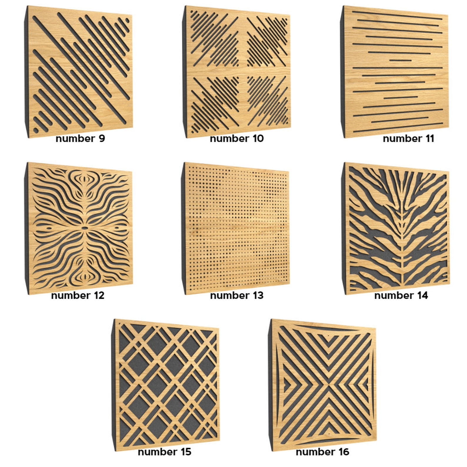 Sound Absorber and Diffuser, Sound Panel for Studio, HI-FI Room and ...