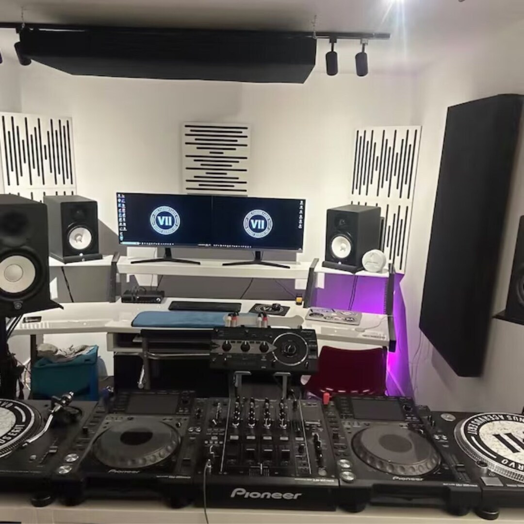 Sound Panel for Studio, HI-FI Room and Home Cinema, Square Acoustic ...