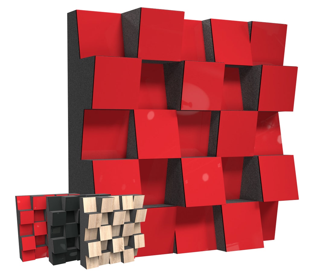 Sound Absorber Acrylic Acoustic Panel, Soundproofing 3d Panel Art ...