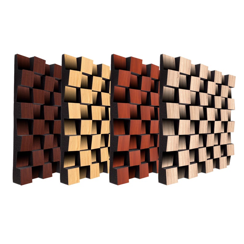 Acoustic Diffuser Panels - Wood Wall Sound Panel - Etsy