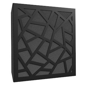Wood Acoustic Panel With Foam, Sound Absorber and Diffuser, Recording ...