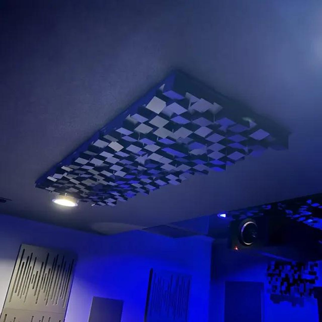 Ceiling Sound Panel for Studio, 3d Wall-ceiling Panels, HI-FI Room-home ...
