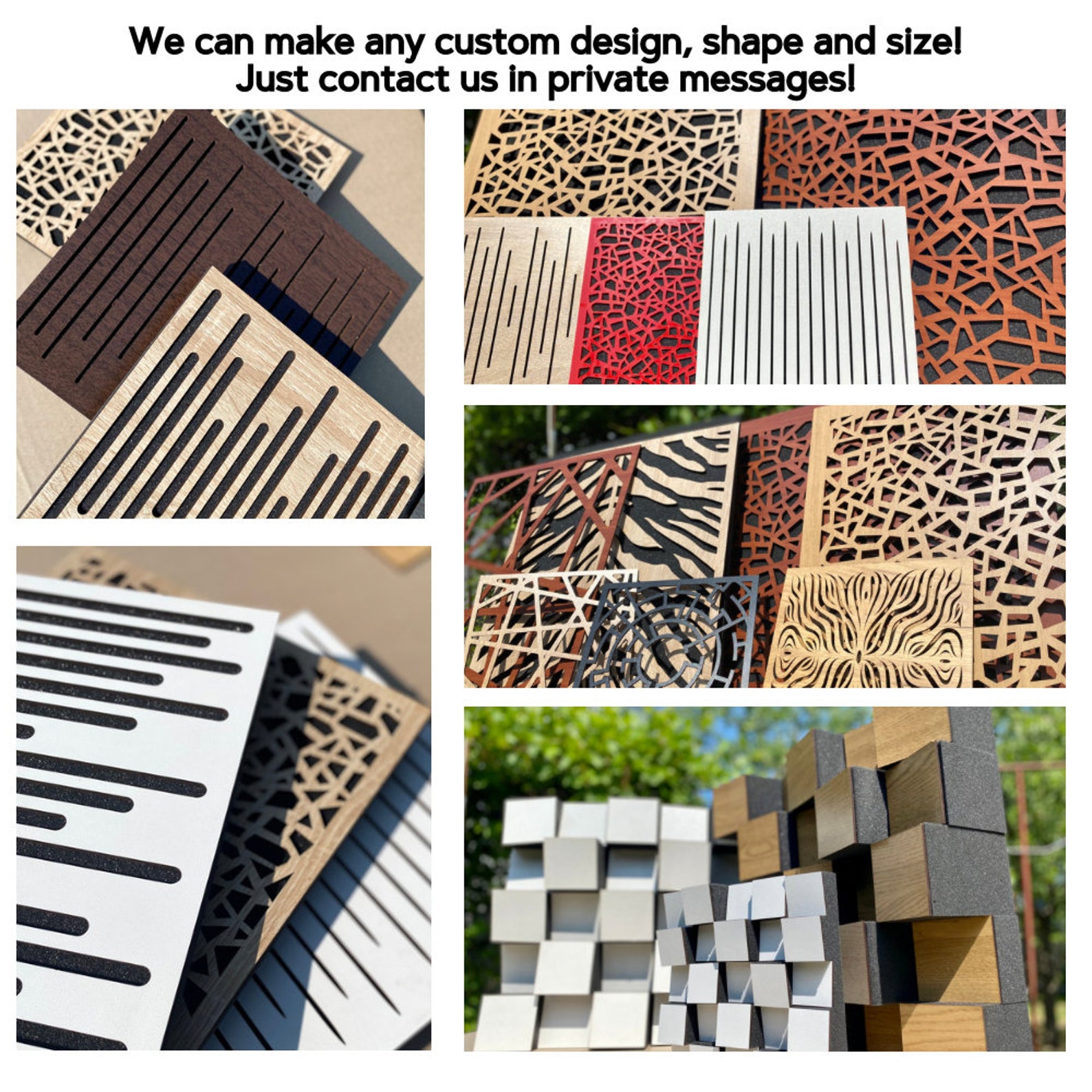 Schallabsorber Diffusion Panel 3d Wall Panels Acoustic Panel Art Fluted ...