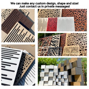 Schallabsorber Diffusion Panel 3d Wall Panels Acoustic Panel Art Fluted ...