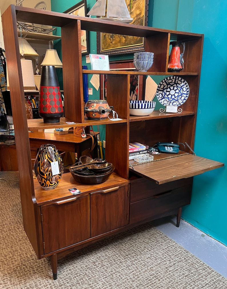 MCM Walnut Room Divider - Etsy