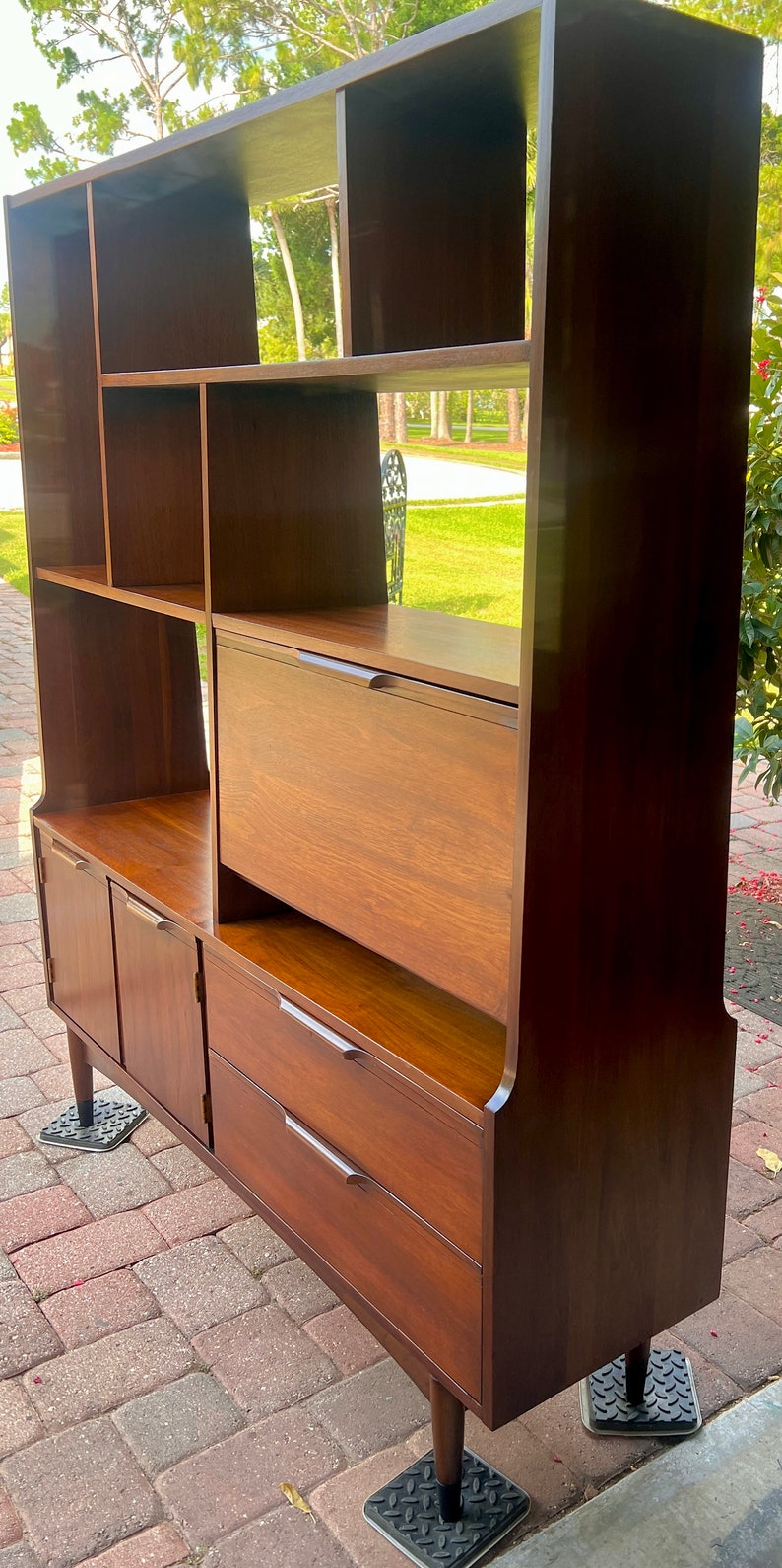 MCM Walnut Room Divider - Etsy