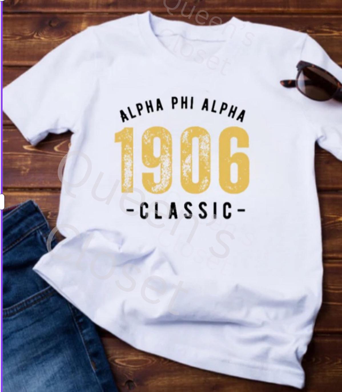 Alpha Phi Alpha Classic White Shirt - Etsy
