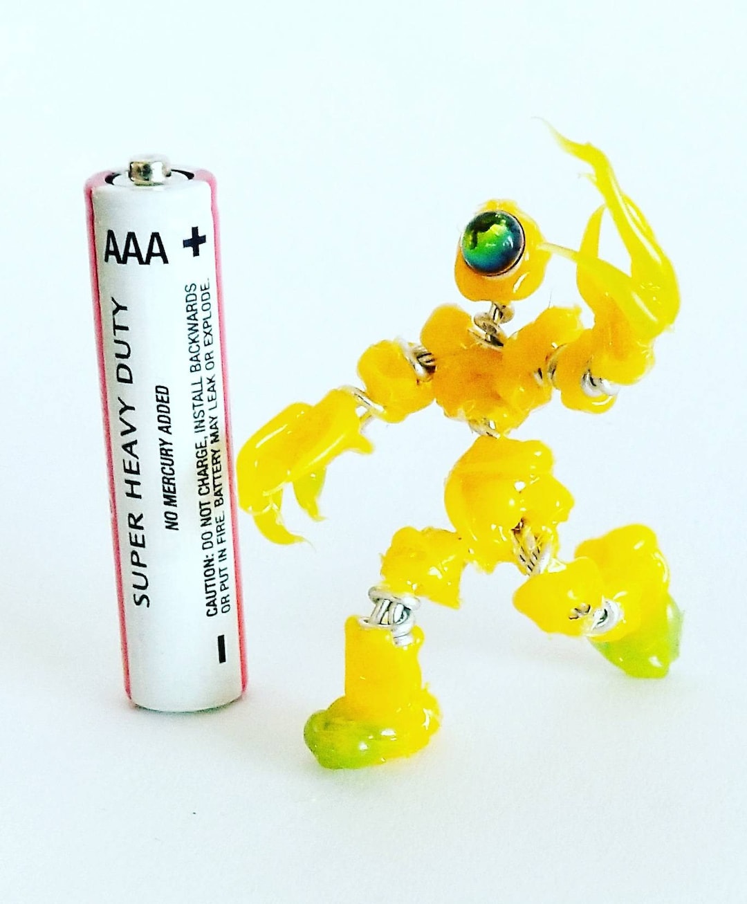 Muck Monsters / 2 Poseable Wire Puppet Figures / Handmade / Stop Motion ...