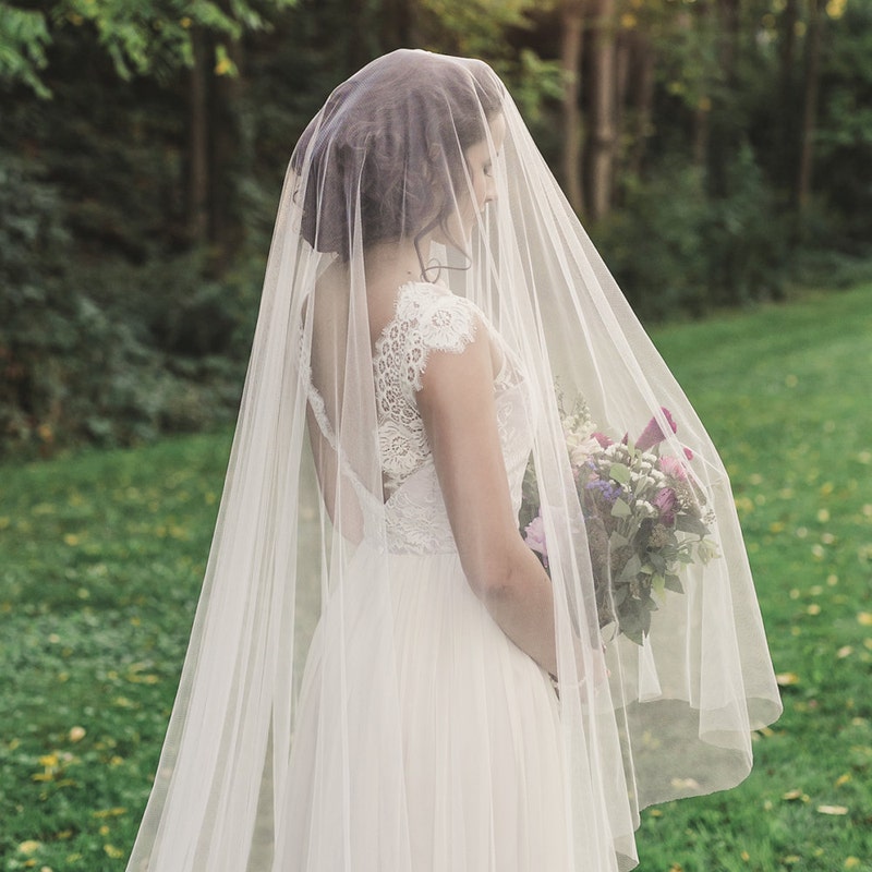 White Cathedral Veil - Etsy