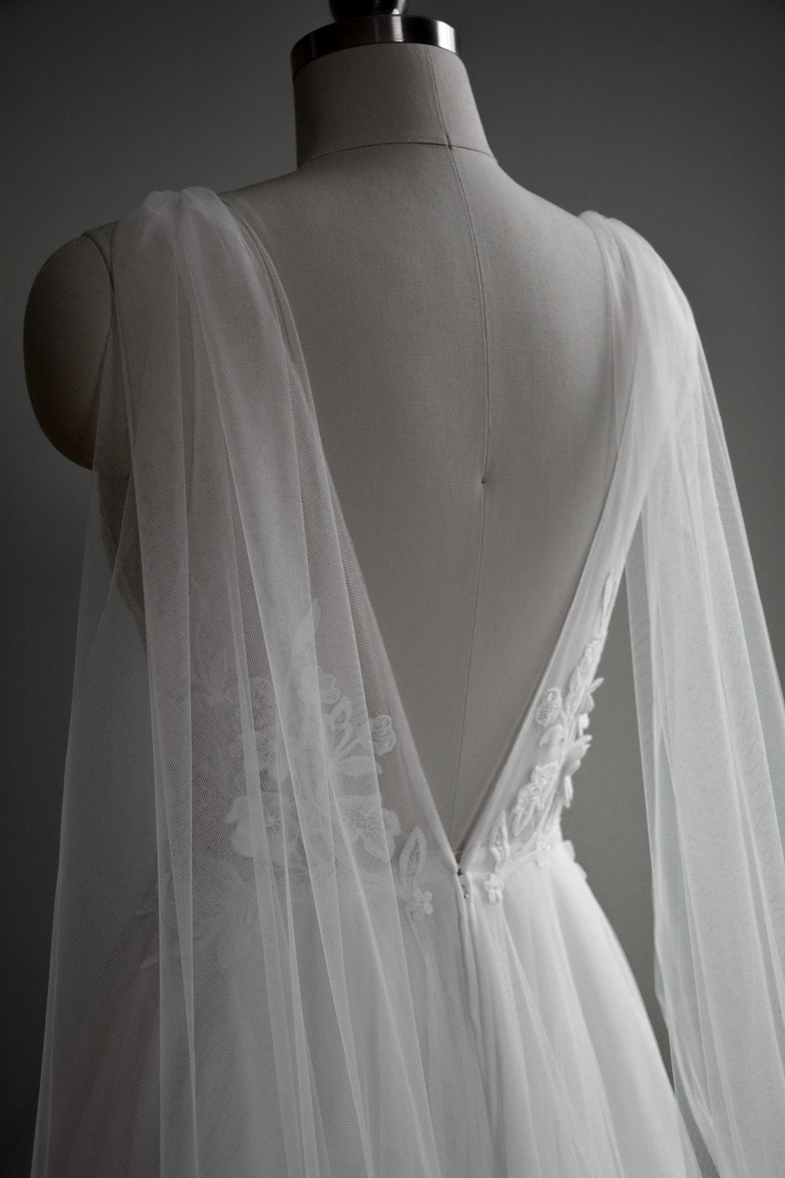 Tulle Bridal Wings Cape Wings Shoulder Tulle Wings Wedding - Etsy Canada