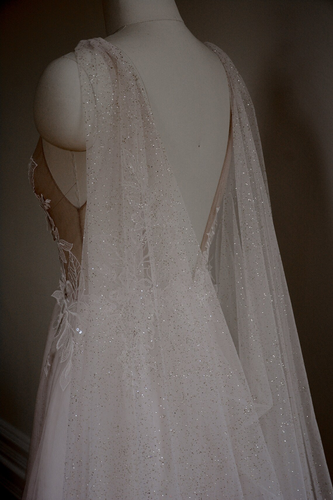 Gold sparkle bridal cape gold wedding cape gold shoulder | Etsy