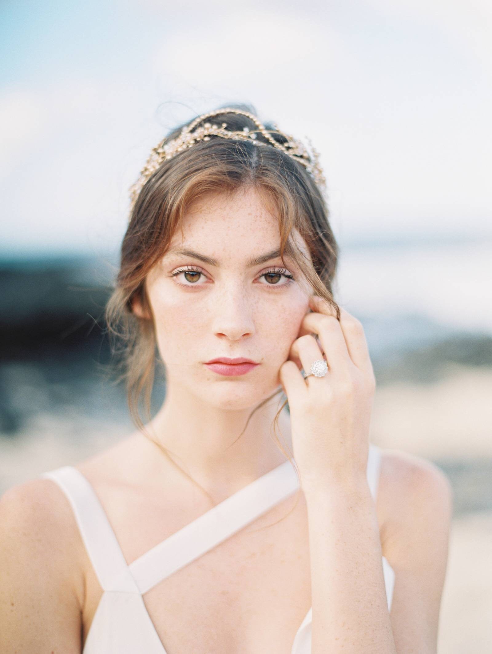 Gold Bridal Crown Gold Headpiece Gold Crown Gold Wedding - Etsy
