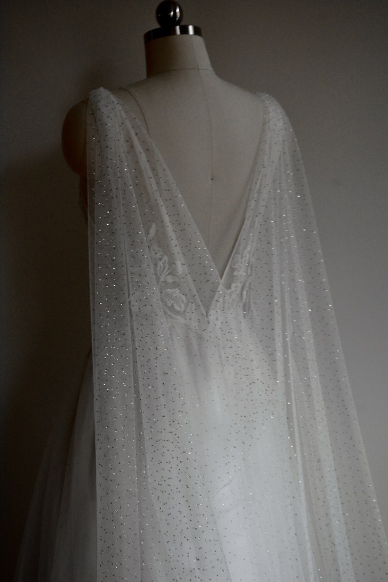 Crystal Wedding Cape Bridal Cape With Crystals Crystal | Etsy