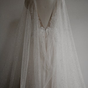 Gold Sparkle Bridal Cape, Gold Wedding Cape, Gold Shoulder Veil ...