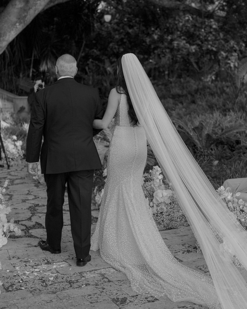 Cathedral Veil, Soft Wedding Veil, English Net Veil, Cathedral Length ...