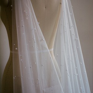 Pearl Bridal Cape, Pearl Wedding Cape, Pearl Cape Veil, Pearl ...