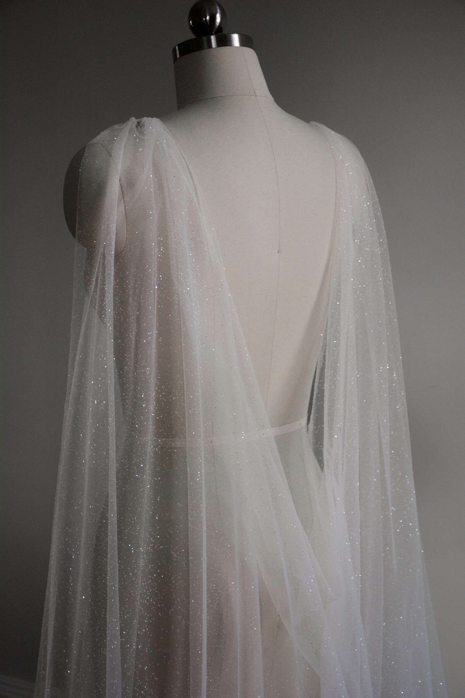 Sparkly Wedding Cape Sparkling Bridal Cape Glitter Cape - Etsy