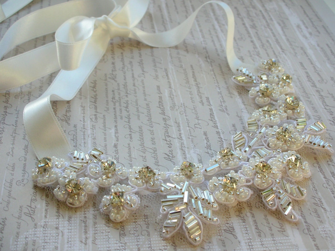LIMITED EDITION - Wedding Necklace/sienna Necklace/ivory and Silver ...