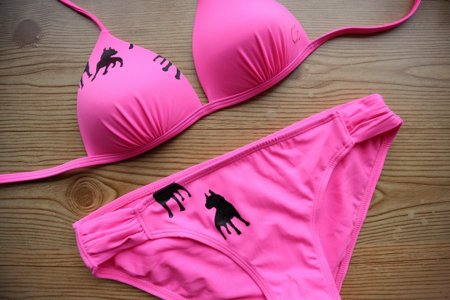 Pink Bully Bikini - Etsy