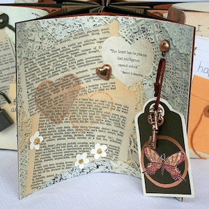 Star Book, Life Examined, Handbound Artist Book of Locks and Keys - Etsy