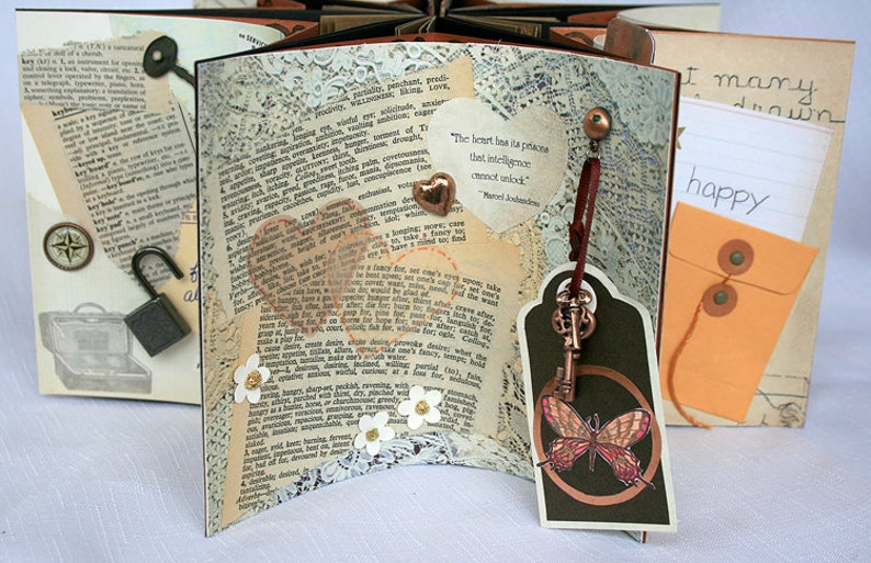 Star Book, Life Examined, Handbound Artist Book of Locks and Keys - Etsy