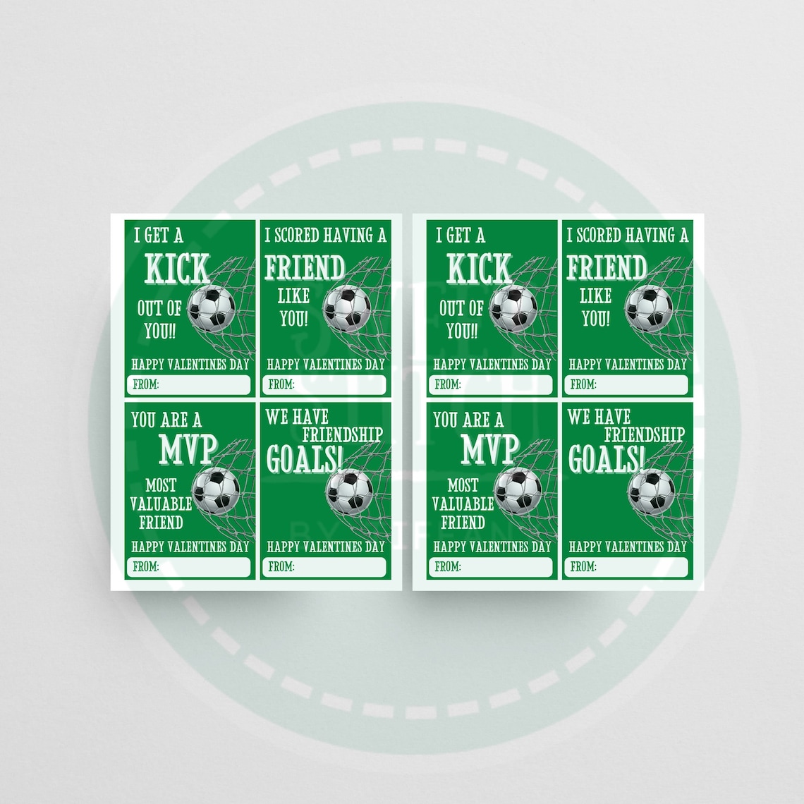 Printable Soccer Valentines Day Cards - Sports Valentines Day Cards ...