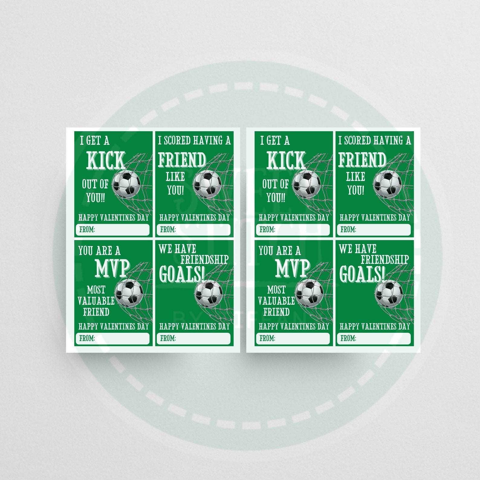 Printable Soccer Valentines Day Cards - Sports Valentines Day Cards ...