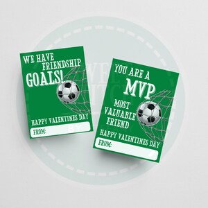 Printable Soccer Valentines Day Cards Sports Valentines Day Cards ...