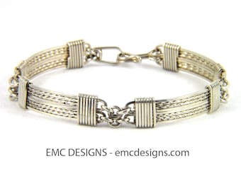 Silver Contessa, Sterling Silver, Silver, Bracelet, Hand Crafted ...