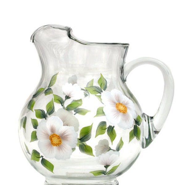 Hand Painted Pitcher - Etsy