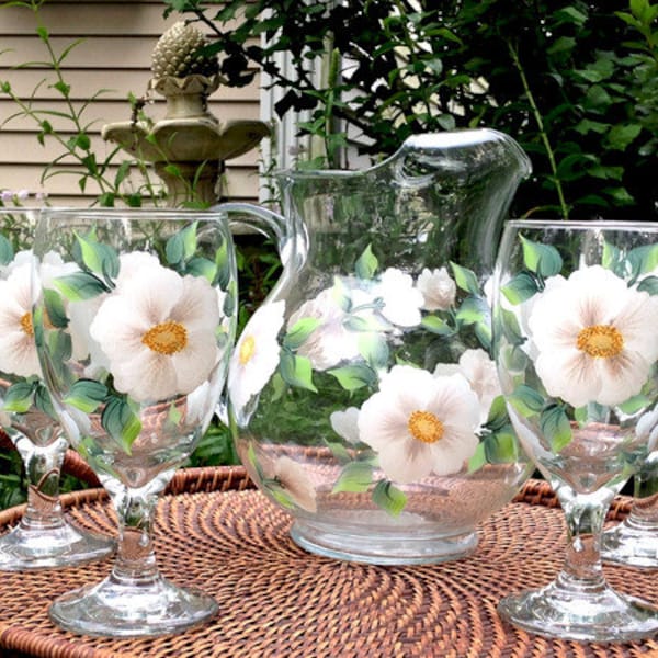 Sangria Pitcher Set - Etsy
