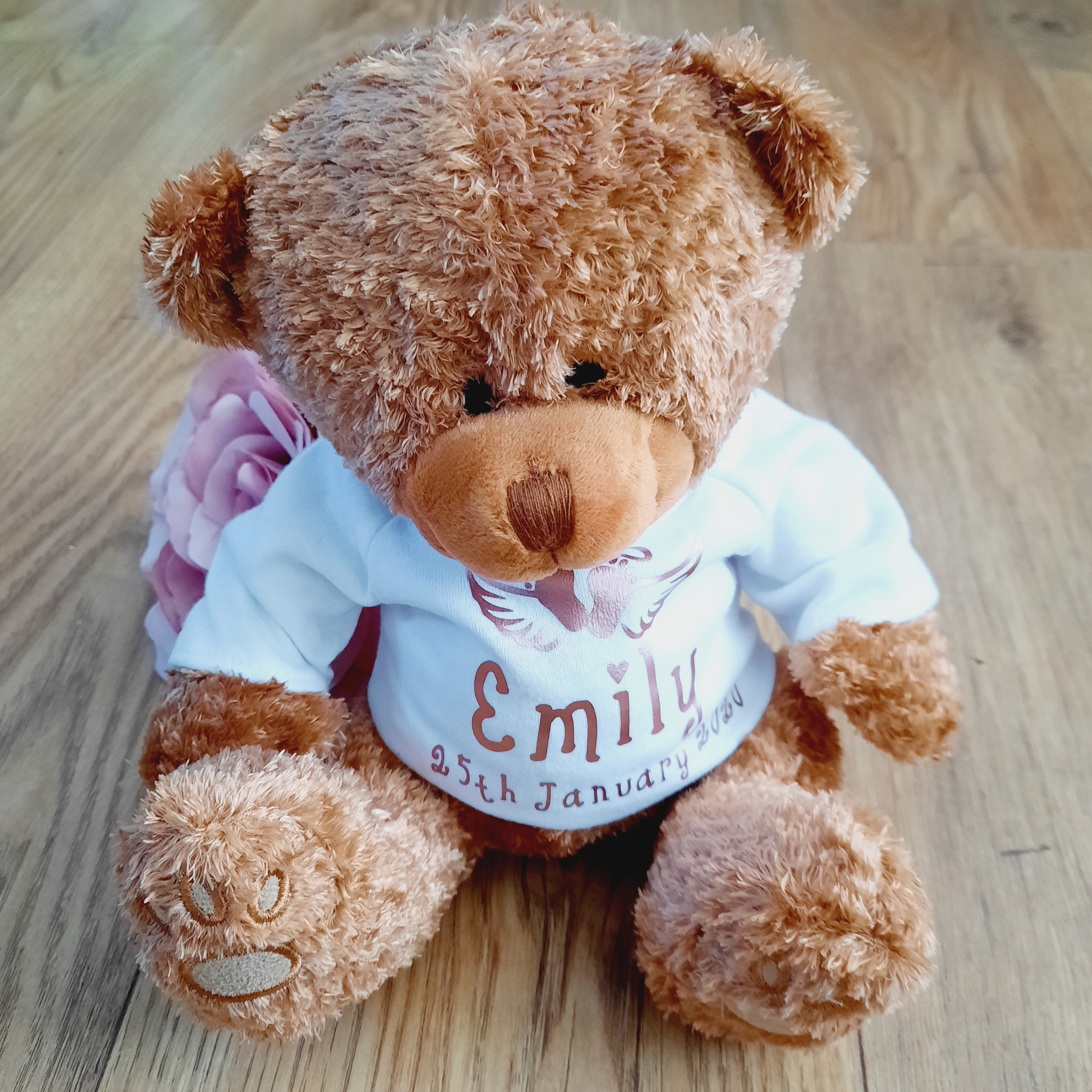 Stuffed Animals & Plushies Angel Bear Personalised Memory Bear ...