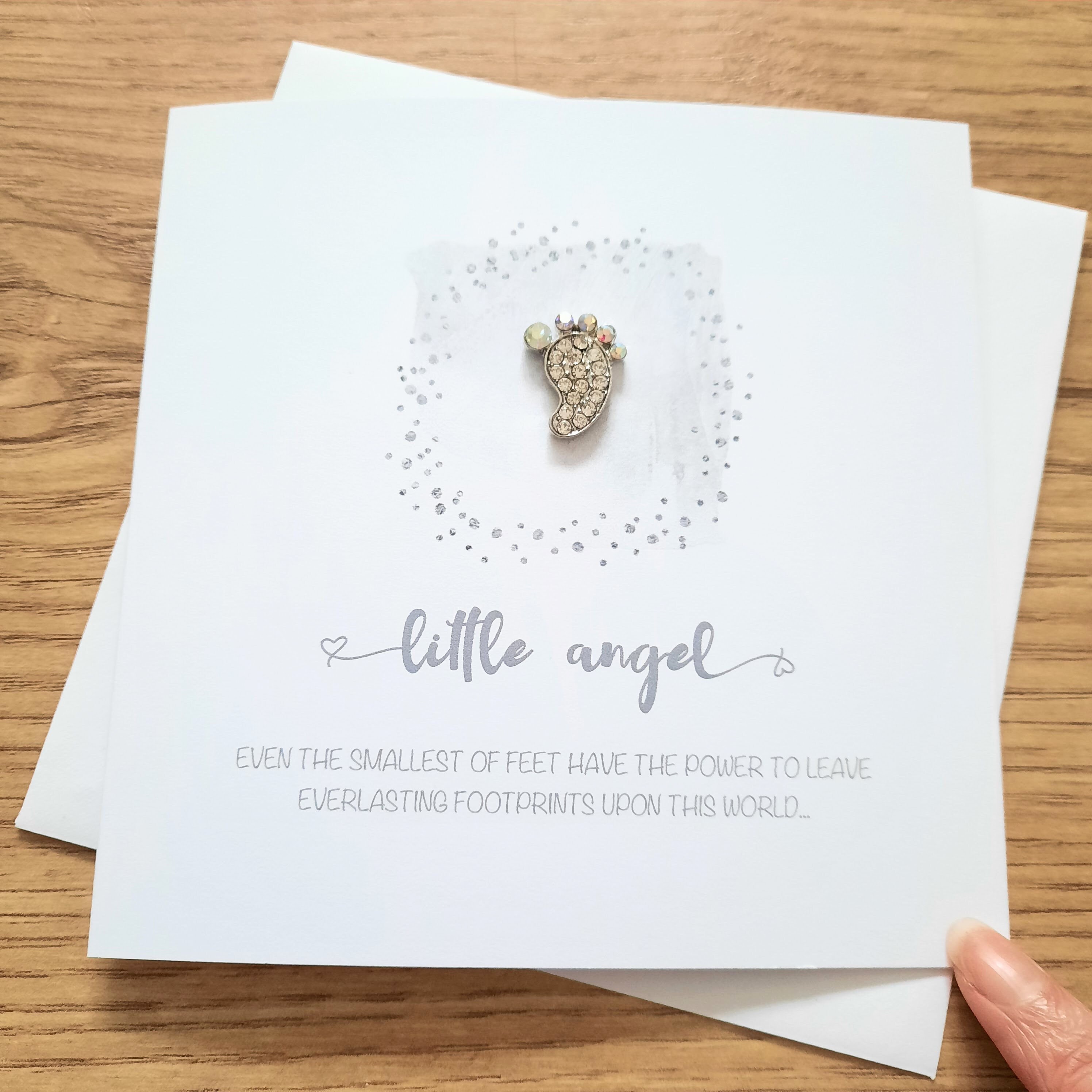 Baby Loss Card 'baby Foot' Sympathy / Baby Loss / - Etsy UK