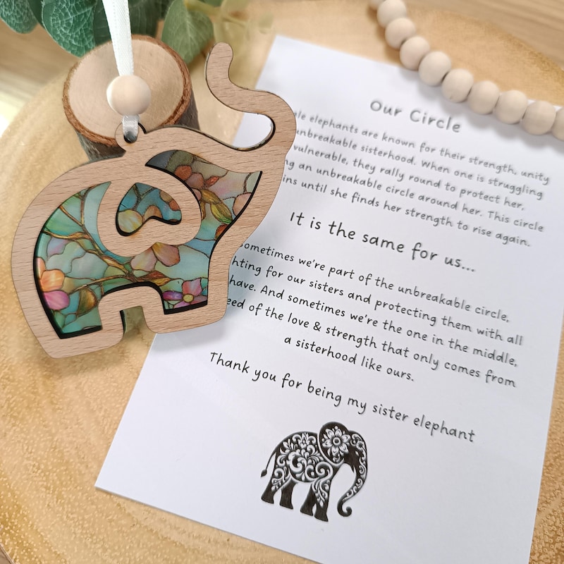 Elephant Bauble Glass - Etsy UK