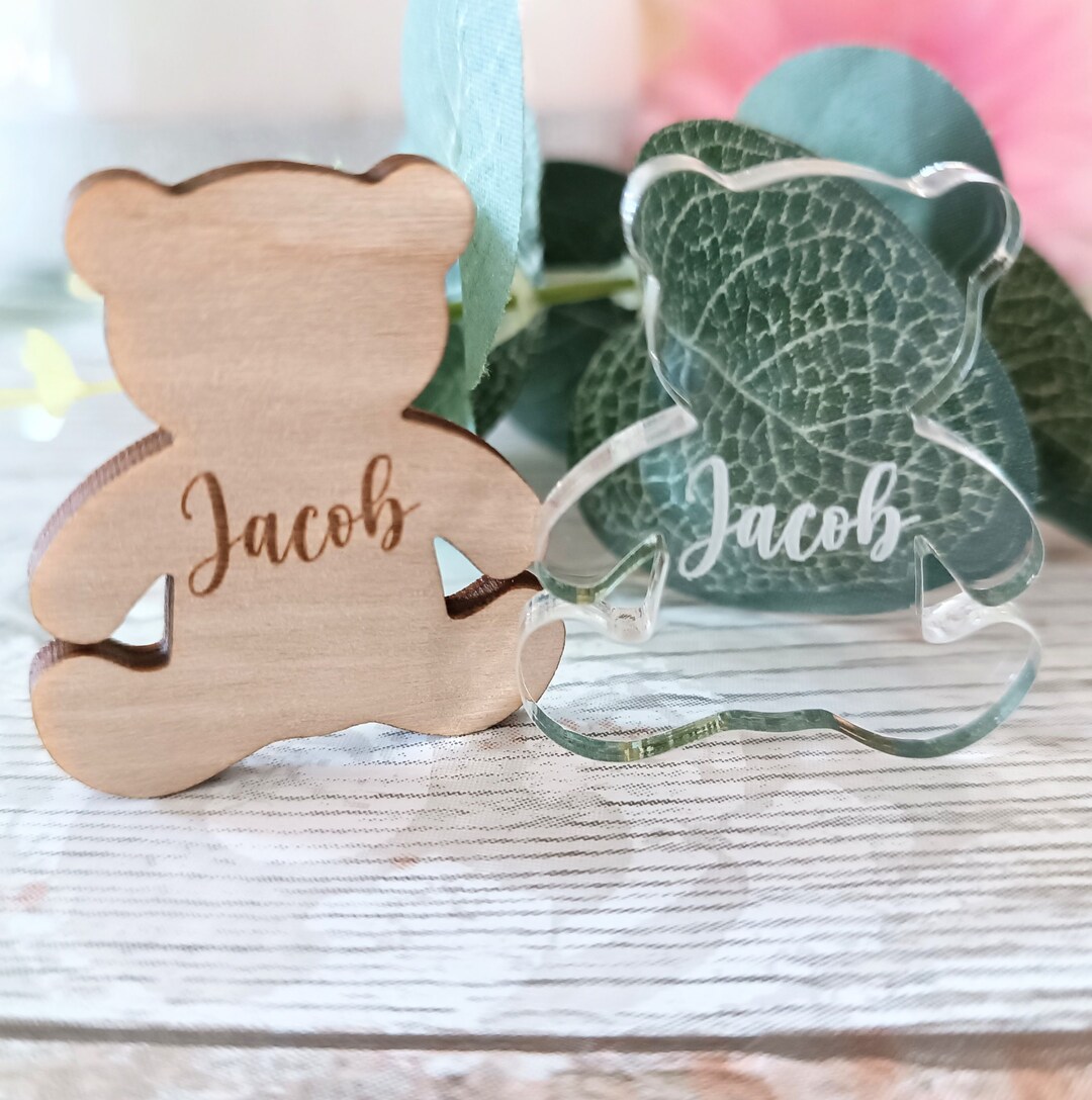 Funeral Memorial Favours / Teddy Funeral Tokens / Personalised ...