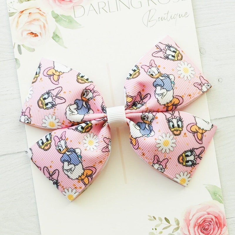 Daisy Hair Bow - Etsy